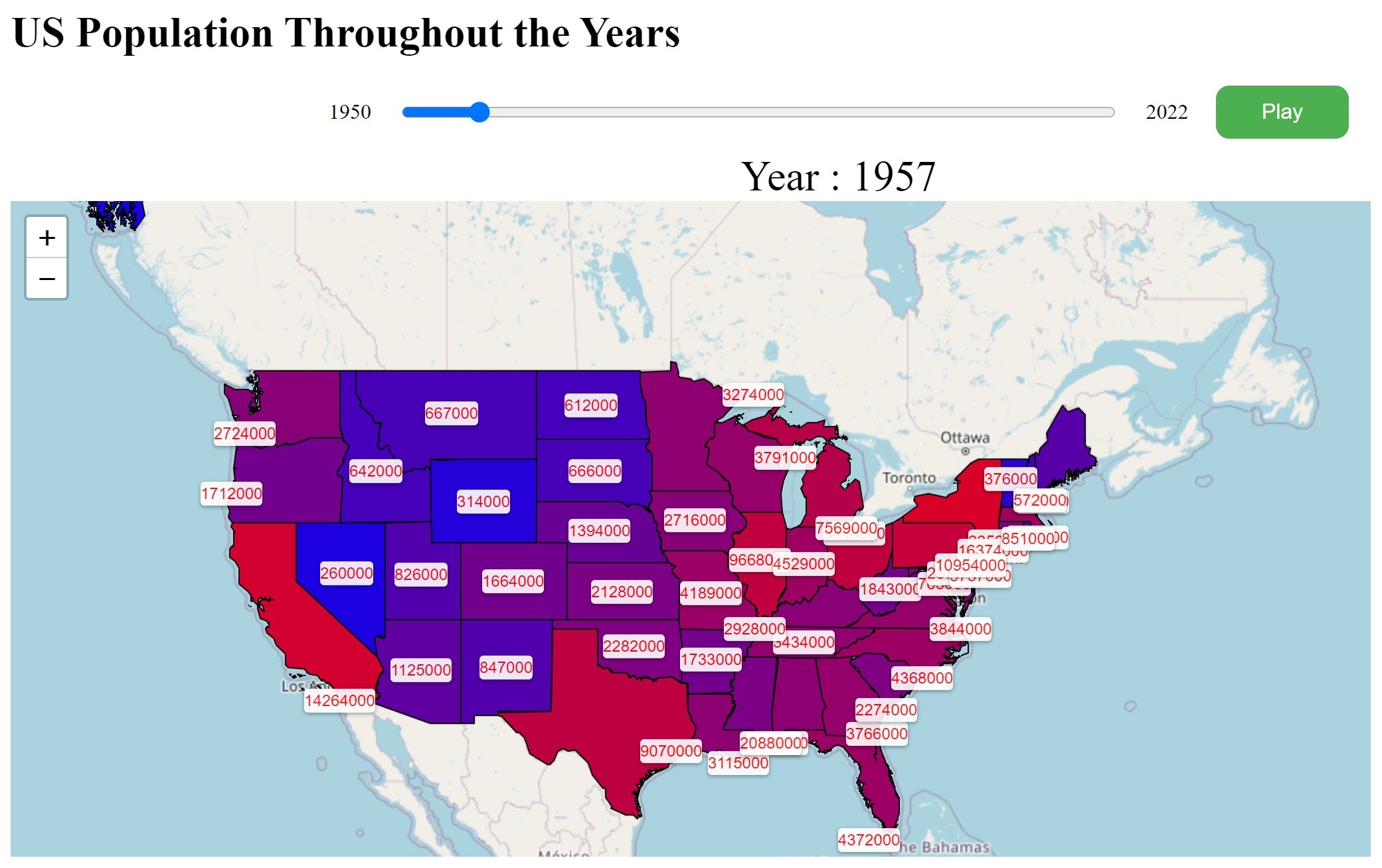 Details US Population Dynamic Map