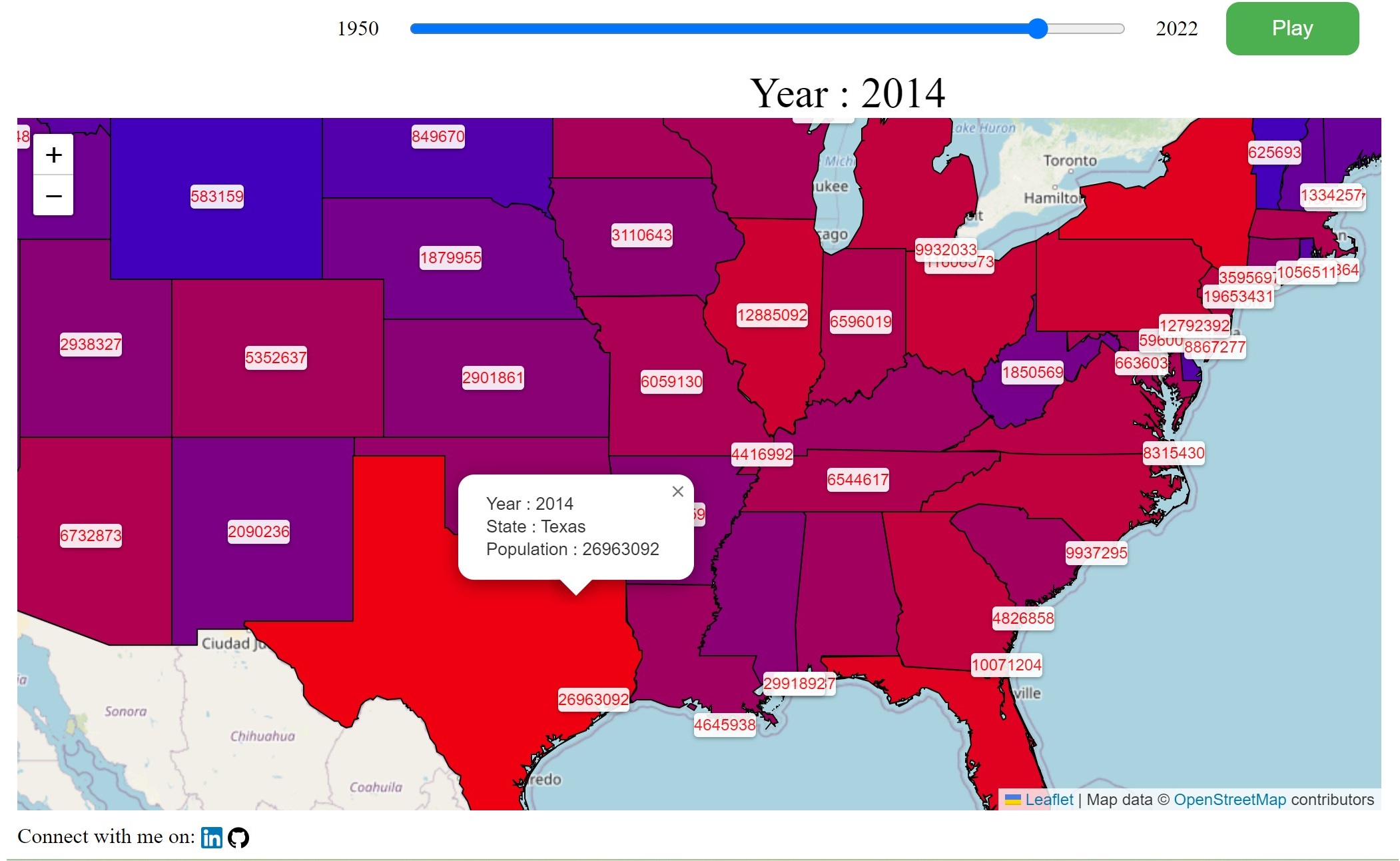 Details US Population Dynamic Map